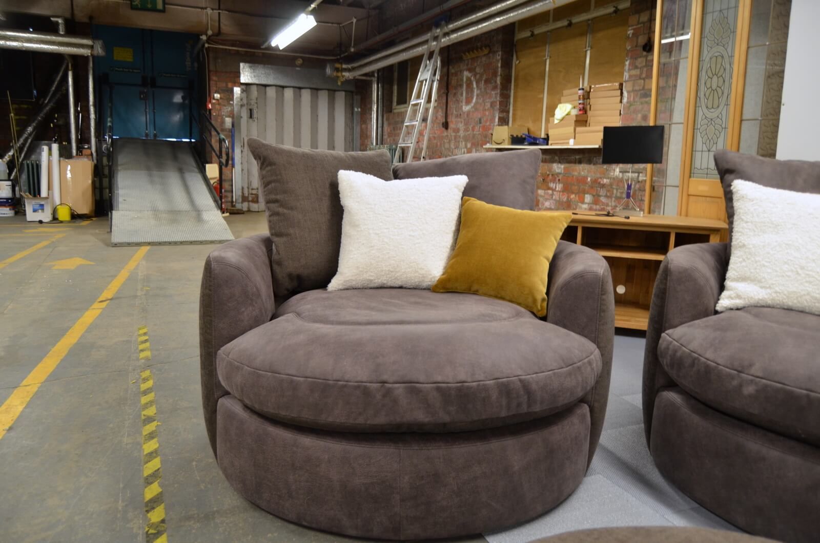 Large round couch store